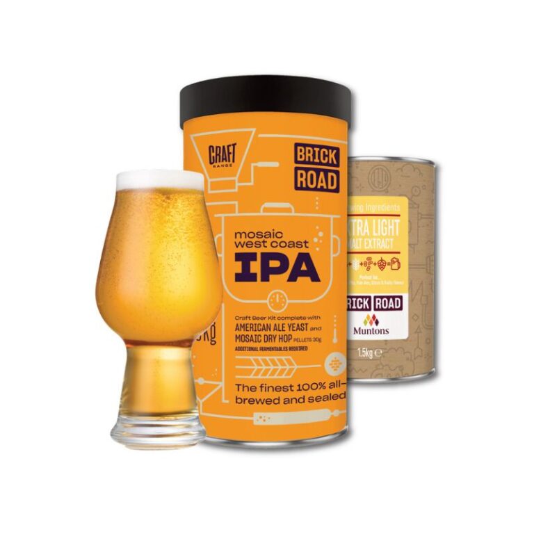 Brick Road Mosaic West Coast IPA with dry hops 1.8Kg - Brick Road ...